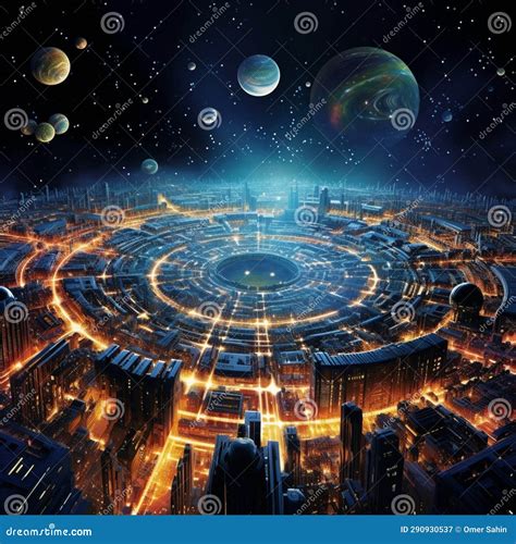 Tech Universe Stock Illustration Illustration Of Surreal