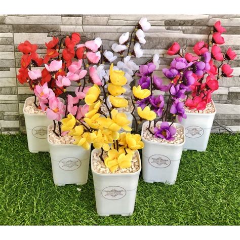 Jual Bunga Sakura Mini Bunga Artificial Sakura Plastik Shopee