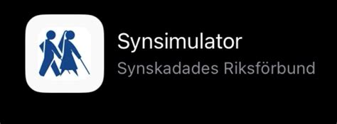 Simulera Sex Olika Synnedsättningar