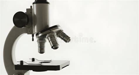 Modern Laboratory Microscope Exploring The Microscopic World In Detail Stock Image Image Of