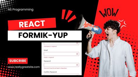 Mastering Form Validation In React With Formik And Yup Step By Step