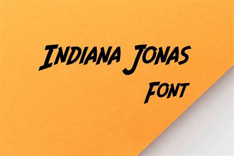 Indiana Jonas Font Free Download