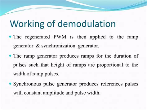 pulse width modulation anddemodulation pptx digital audio computer