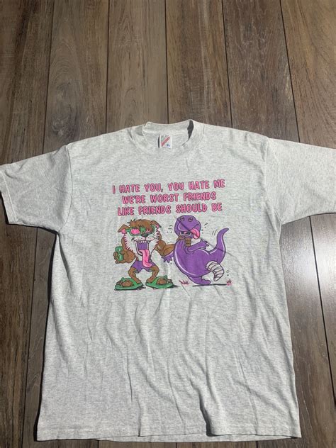 Vintage Vintage Rare Barney X Looney Tunes Frat Bootleg Grailed