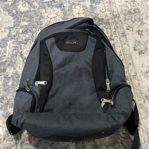 Grey Backpack With Laptop Storage And Travel Depop