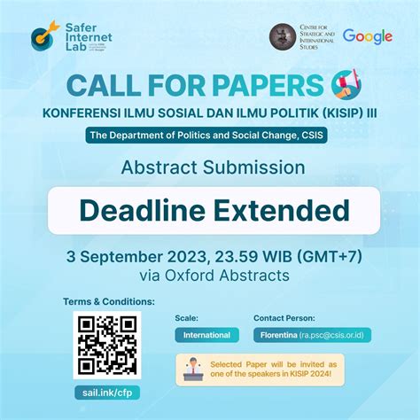 📢 Abstract Submission Deadline Extended 📢 Weve Heard From Many Of You