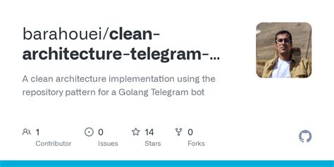 Github Barahoueiclean Architecture Telegram Bot A Clean