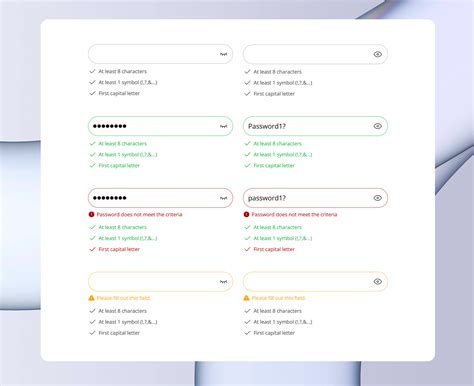Password Input Field States By Hamza On Dribbble