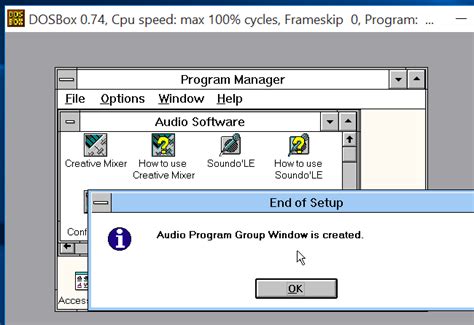 how to install windows 3 1 in dosbox set up drivers and play 16 bit games