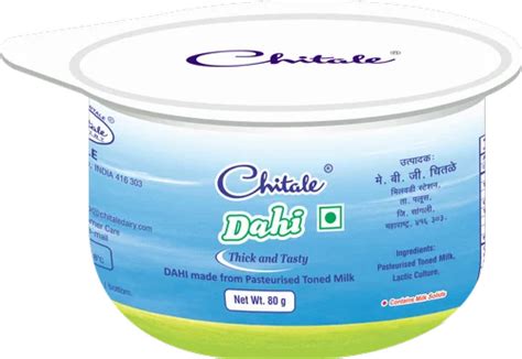 Chitale Dahi 1 Kg Dahi Made From Pasteurised Toned Milk Pouch