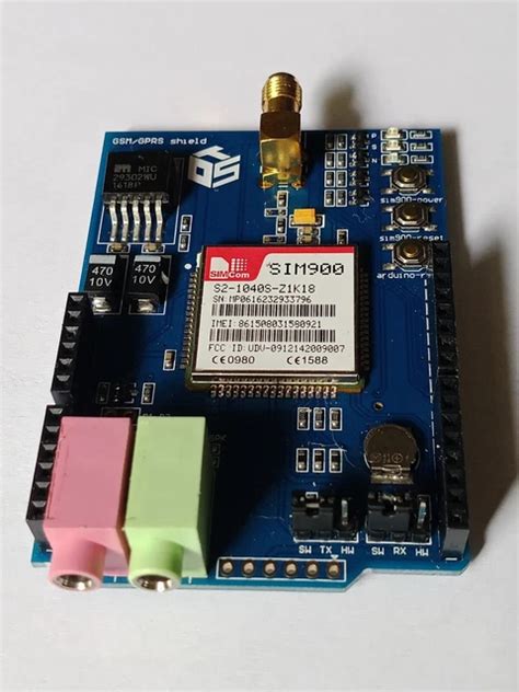 Module Gsm Sim900 Développement Arduino Raspberry Pi Eur 999