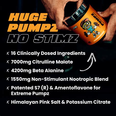 Pumpz Non Stim Pre Workout Zombie Labs