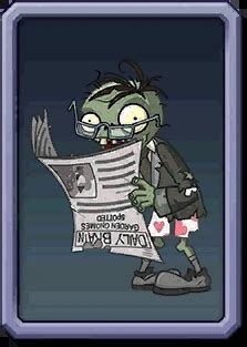 Newspaper Zombie Plants Vs Zombies Reflourished Wiki Fandom