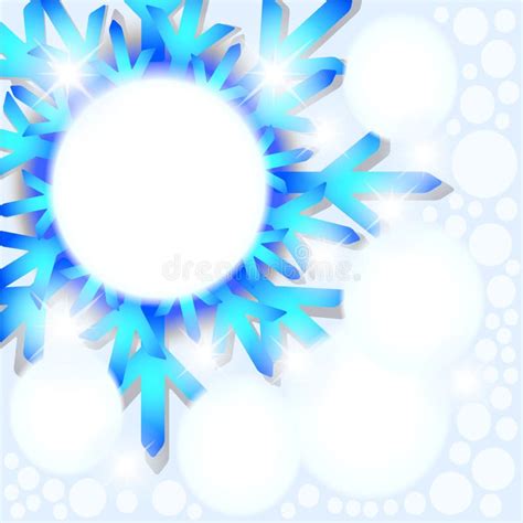 Snowflake Abstract Background Stock Illustration Illustration Of