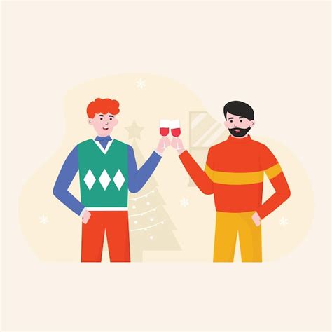 Premium Vector Merry Christmas And Happy New Year