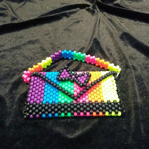 Crazystyles Pony Bead Mini Bag Pinkyellow