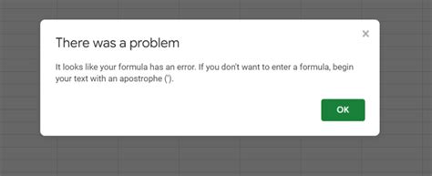 9 Formula Parse Errors In Google Sheets How To Fix In 2025