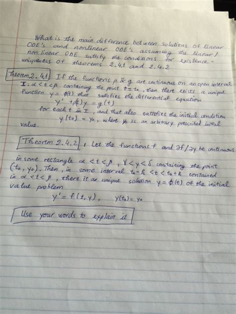 Solved What Is The Main Difference Between Solutions Of