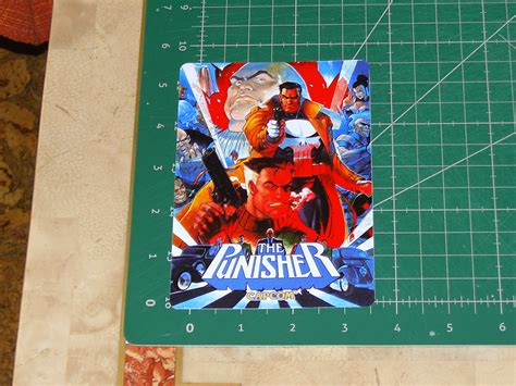The Punisher Custom CPS Game Board Label Sticker CAPCOM Reproduced In High Definition By