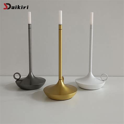 테이블 장식용 Usb 침대 사이드 테이블 램프 야간 램프 충전식 무선 Led 라이트 캔들 워머 레스토랑 테이블 램프