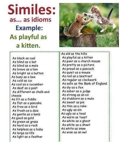 Similes List