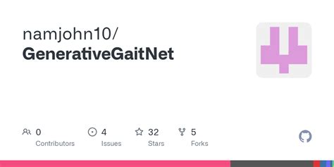 GitHub Namjohn GenerativeGaitNet