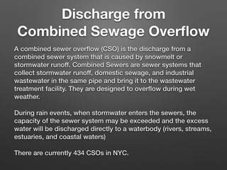 NYC Sewersheds Our Urban Water Cycles PPT