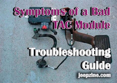 Symptoms Of A Bad TAC Module In Your Vehicle
