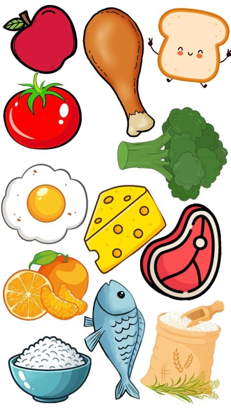 Dibujos De Comidas Saludables