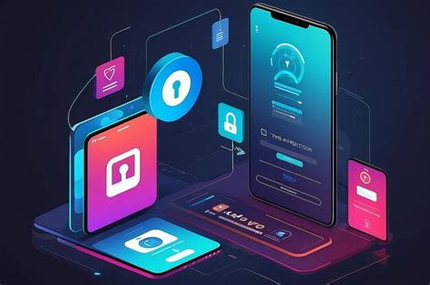 Twofactor Authentication Concept Illustration Premium Ai Generated Image