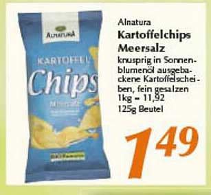 Alnatura Kartoffelchips Meersalz Angebot Bei Inkoop 1prospektede