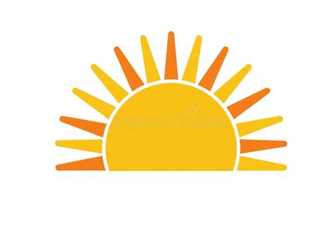 Half Sun Rays Clipart Stock Vector Illustration Of Nature 363563696