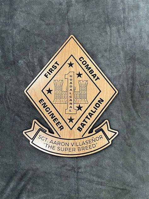 Usmc First Combat Engineer Battalion Etsy