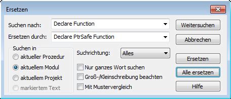 Access Anwendungen für Access 64 bit programmieren oder anpassen