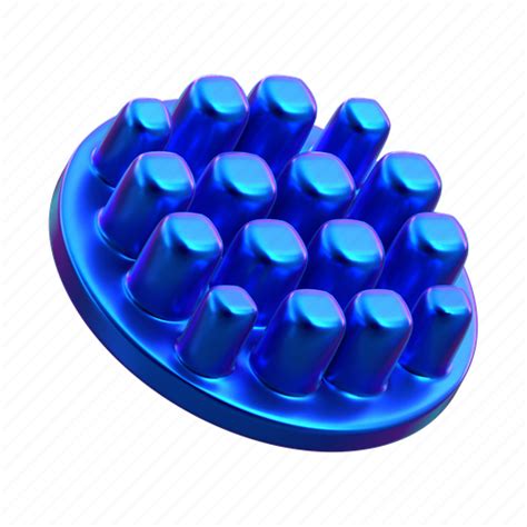 Abstract Object Technology Iridescent Metalic Art Structure 3d