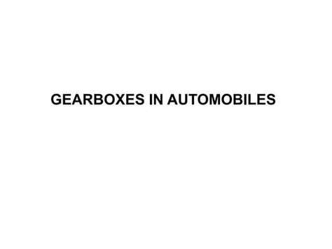 Irosh Jayanath On Linkedin Gearbox In Automobile