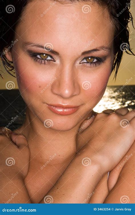 портрет девушки сексуальный Стоковое Фото изображение насчитывающей волосы японско 3463254