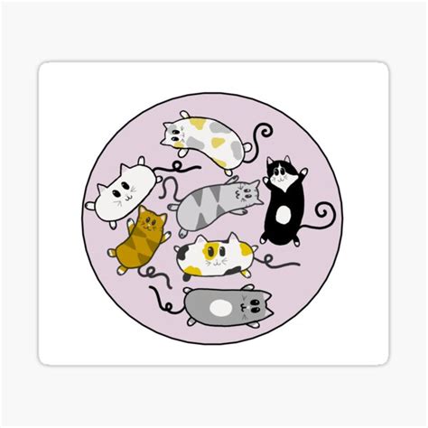 Cat Microbes Culture Plate Sticker For Sale By Sciencenerd11 Redbubble