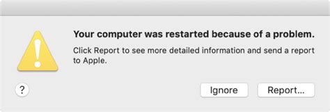 Solved Mac Your Computer Restarted Because Of A Problem