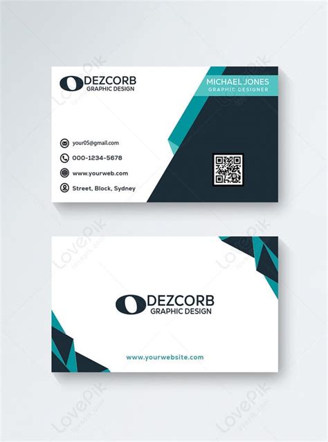 Detail Contoh Desain Kartu Nama Simple Koleksi Nomer 23