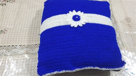 ලස්සන කුෂන් කවරයක් ගොතමු 🌹how To Make Easy Crochet Cushion Cover🌹🌹 Youtube