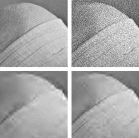 Denoising Experiments From Left To Right Top To Bottom Are Original Download Scientific
