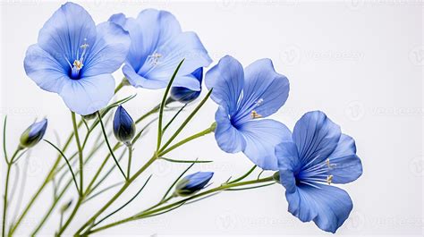 White Flax Flower