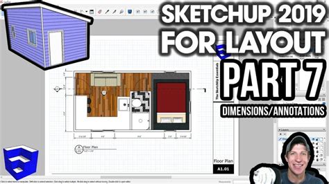 sketchup 2019 for layout part 7 adding dimensions and annotations