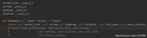 【pytorch】由torch nn maxpool2d和torch nn functional max pool2d理解类模块与函数之间的