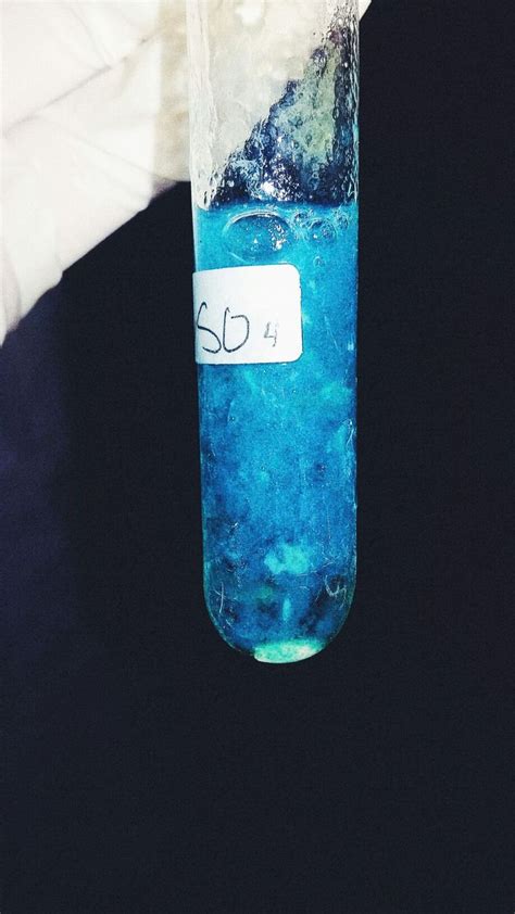 Sample Cuso4 Reaction Water Bottle Voss Bottle Bottle