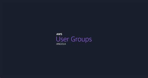 Aws User Group Angola Luanda
