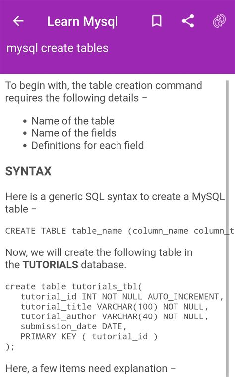 Learn Mysql Apk For Android Download