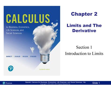 Intro To Limits Notes 11 Barnett Calculus For Business Economics Life Sciences And Social