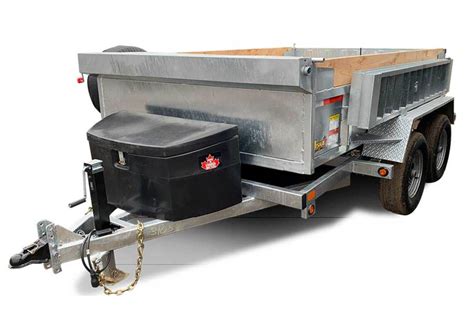 Miska Trailer Factory Galvanized 5 Ton Scissor Lift Dump